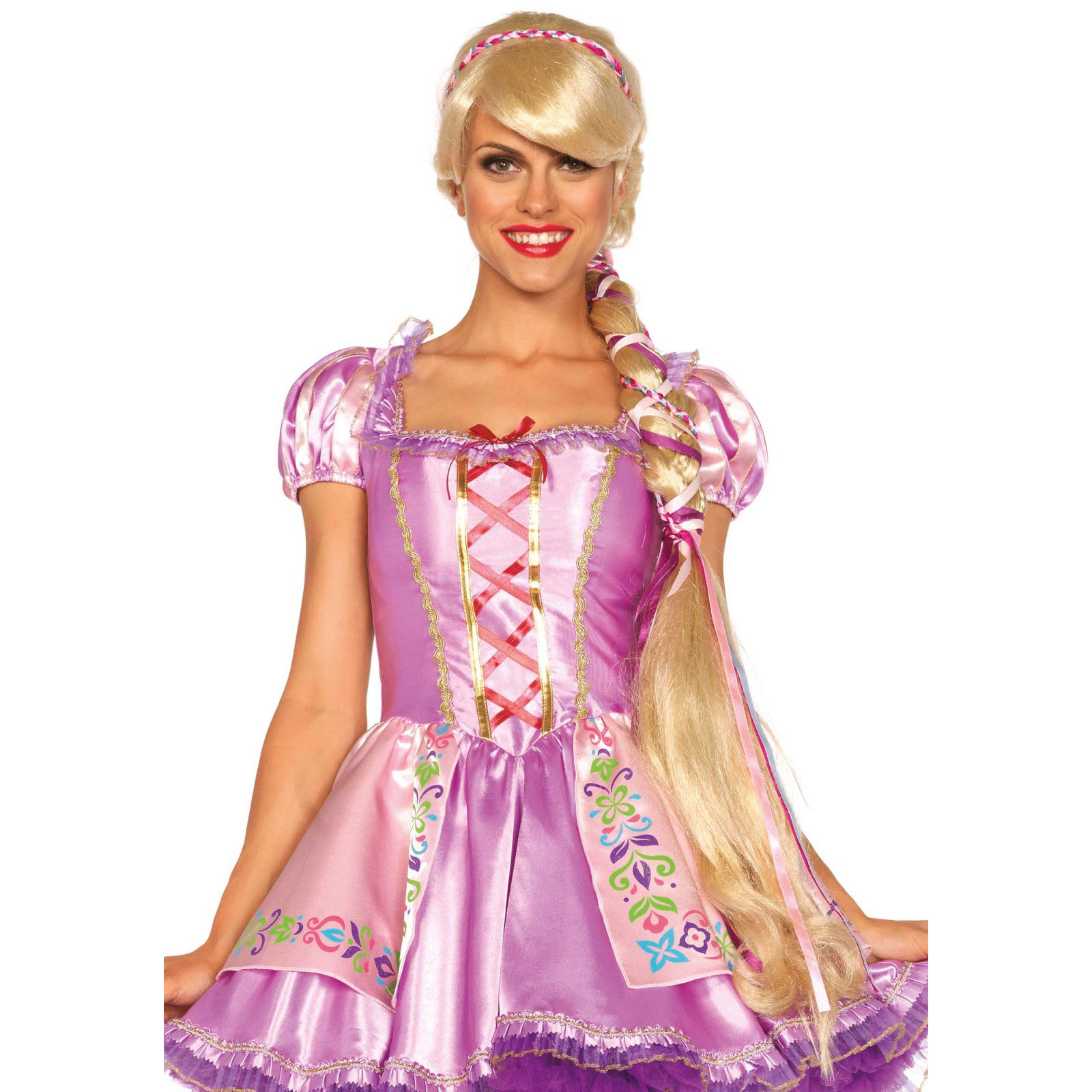 Adult Disney™ Princess Rapunzel Long Blonde Wig Halloween Costume Accessory